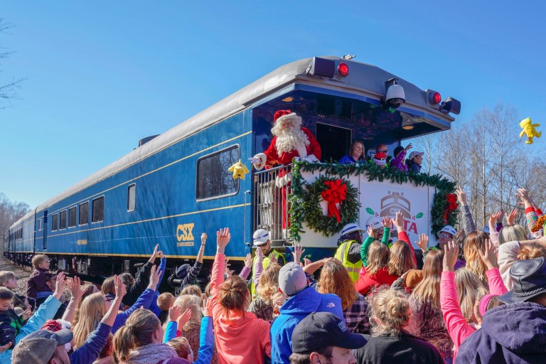 The Santa Train: A Christmas Tradition Spreading Joy Through Appalachia ...