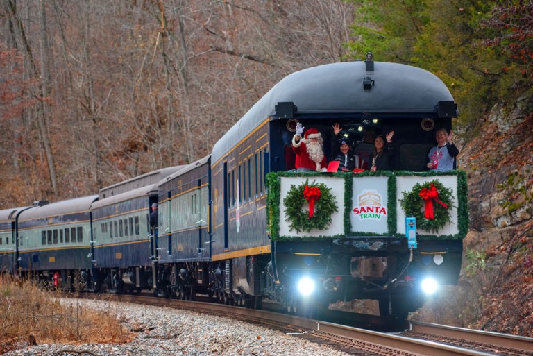 The Santa Train: A Christmas Tradition Spreading Joy Through Appalachia ...