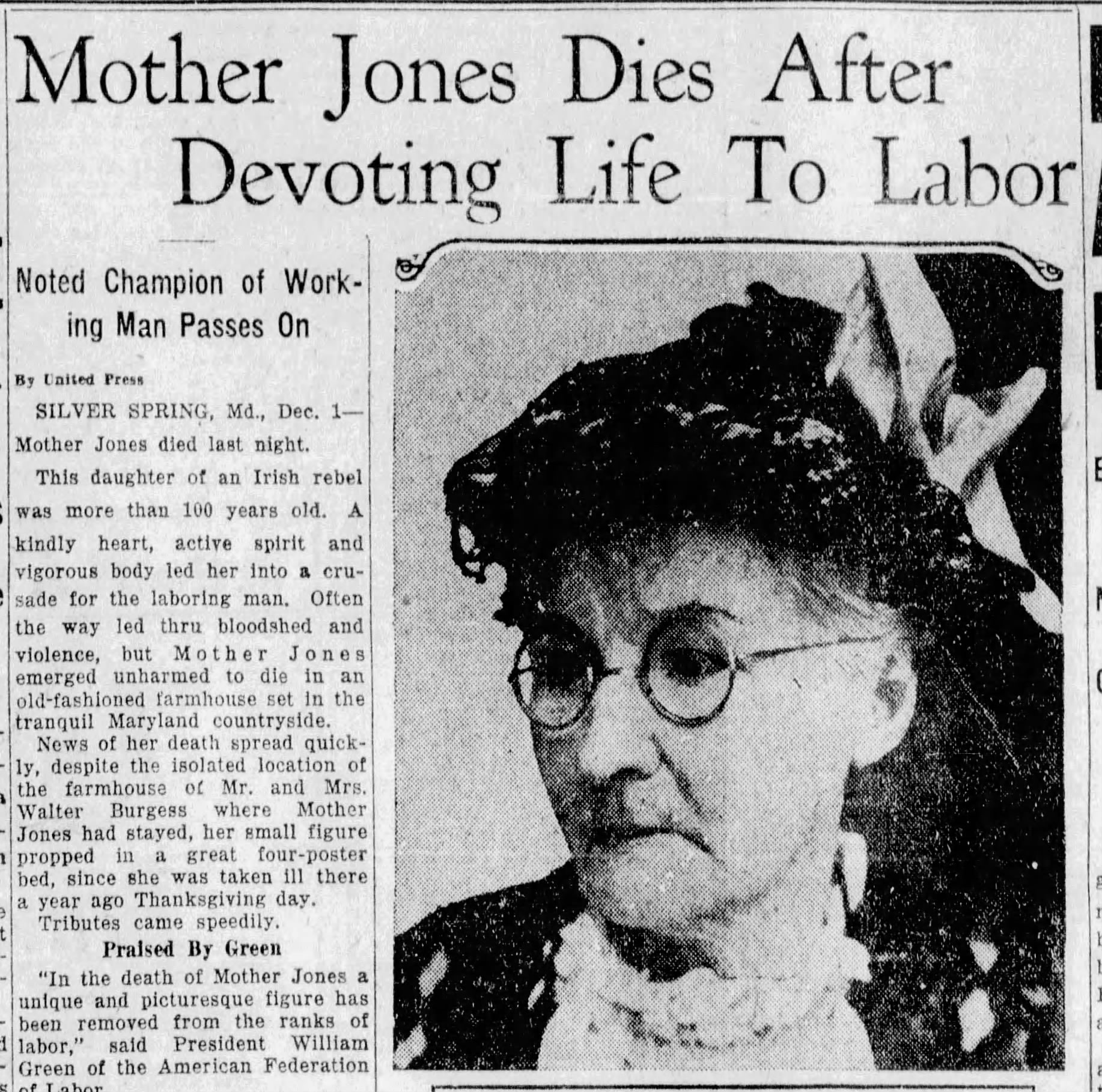 The Real Story of Mother Jones- A Fierce Advocate for America’s Workers ...
